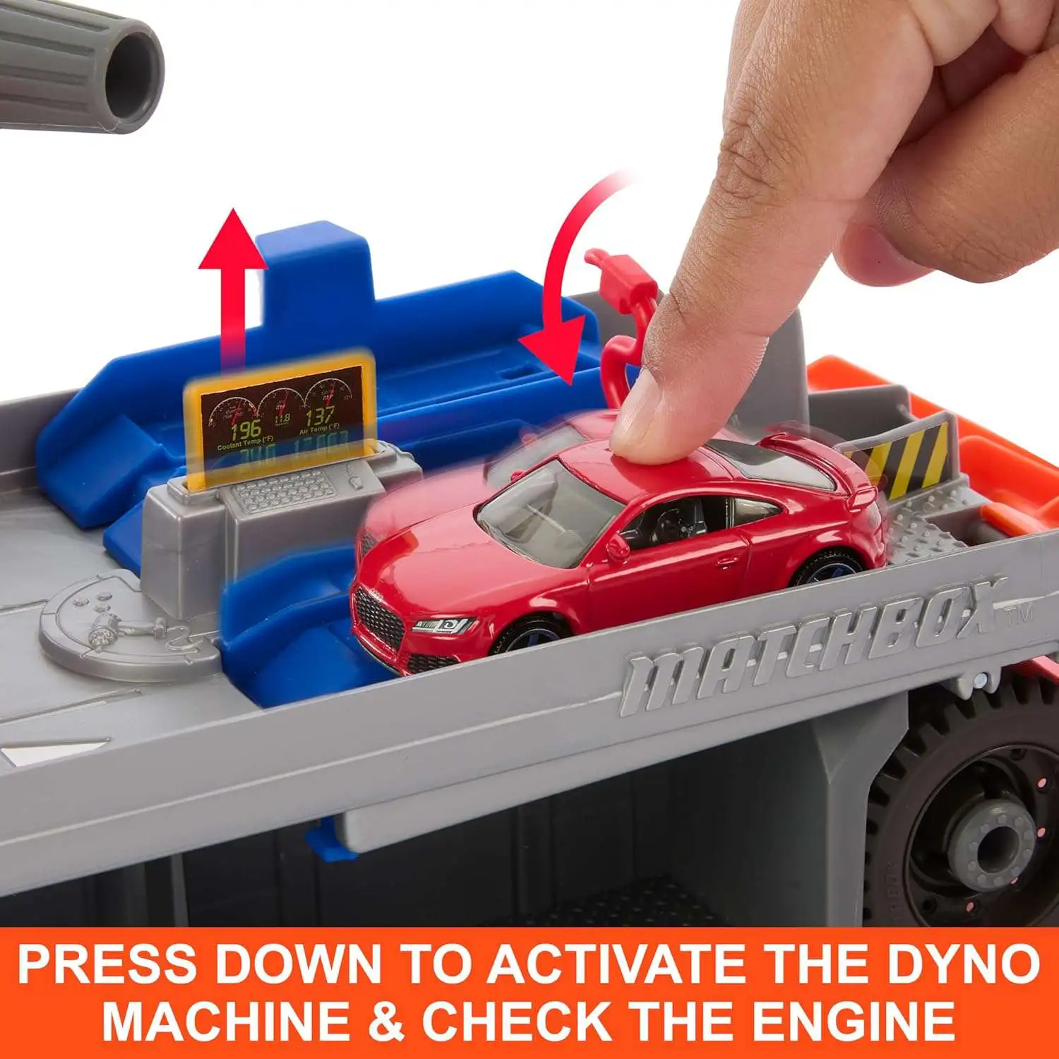 Matchbox Action Drivers Tow Repair Truck Vehicle Playset Mattel Toys ...