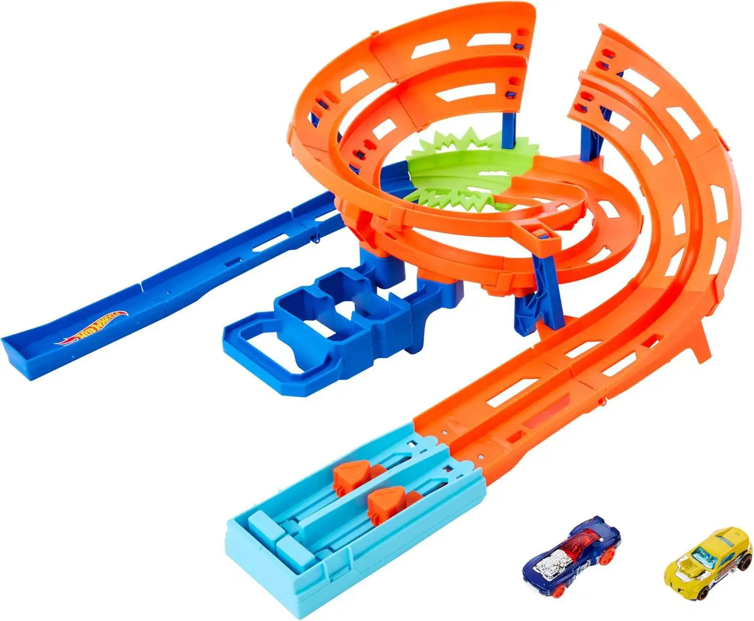 Hot Wheels Action Whip Around Raceway 164 Track Set Mattel Toys - ToyWiz