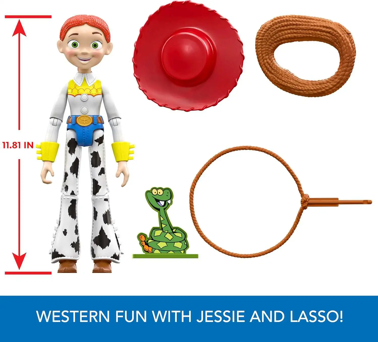 Toy Story Launching Lasso Jessie 12 Action Figure Mattel - ToyWiz