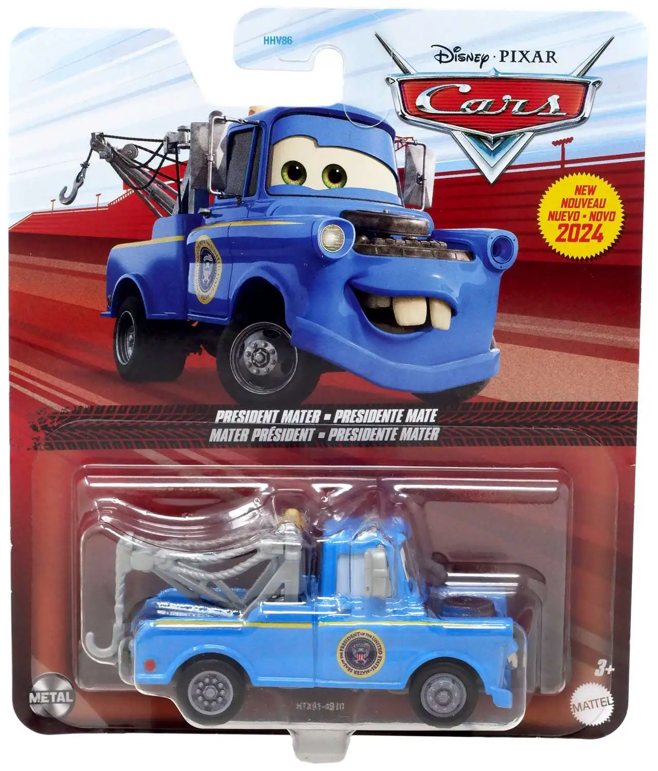 Disney Pixar Cars Cars 3 Metal President Mater 155 Diecast Car Mattel ...