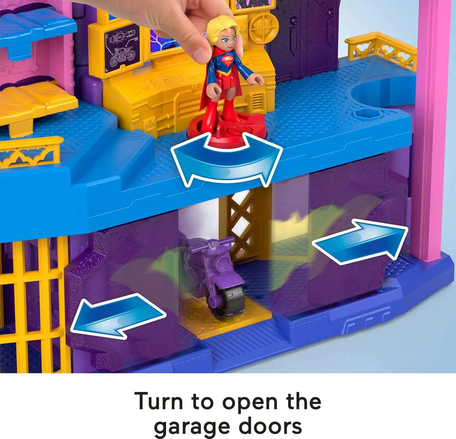 Fisher Price DC Super Friends Imaginext Batgirl Hero Hideout 3 Playset ...