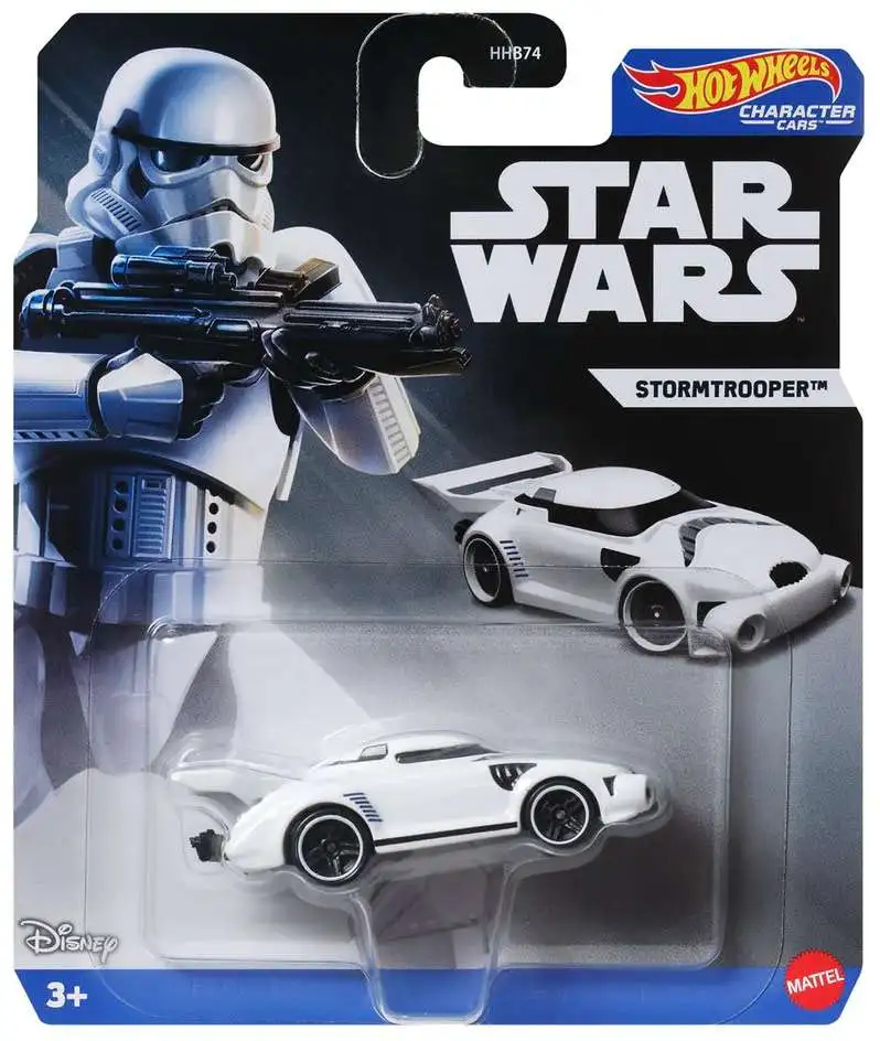 Hot Wheels Star Wars Character Cars Stormtrooper 164 Diecast Car 2024 ...
