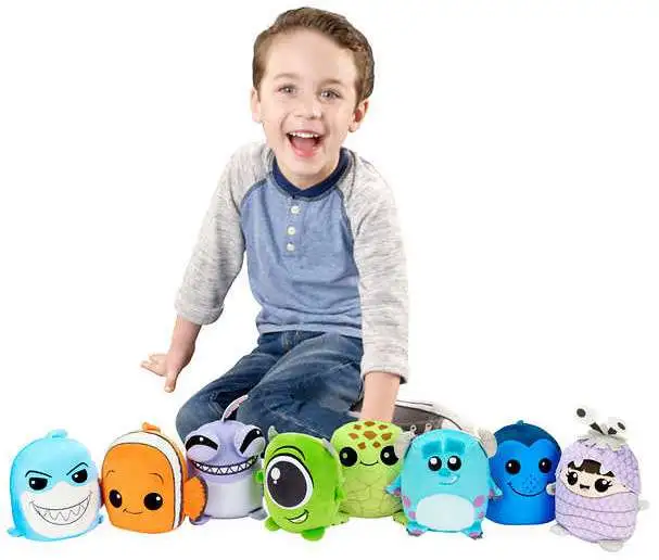 Disney Pixar Disney100 Cuutopia Pixar 5 Plush 8-Pack Mattel - ToyWiz