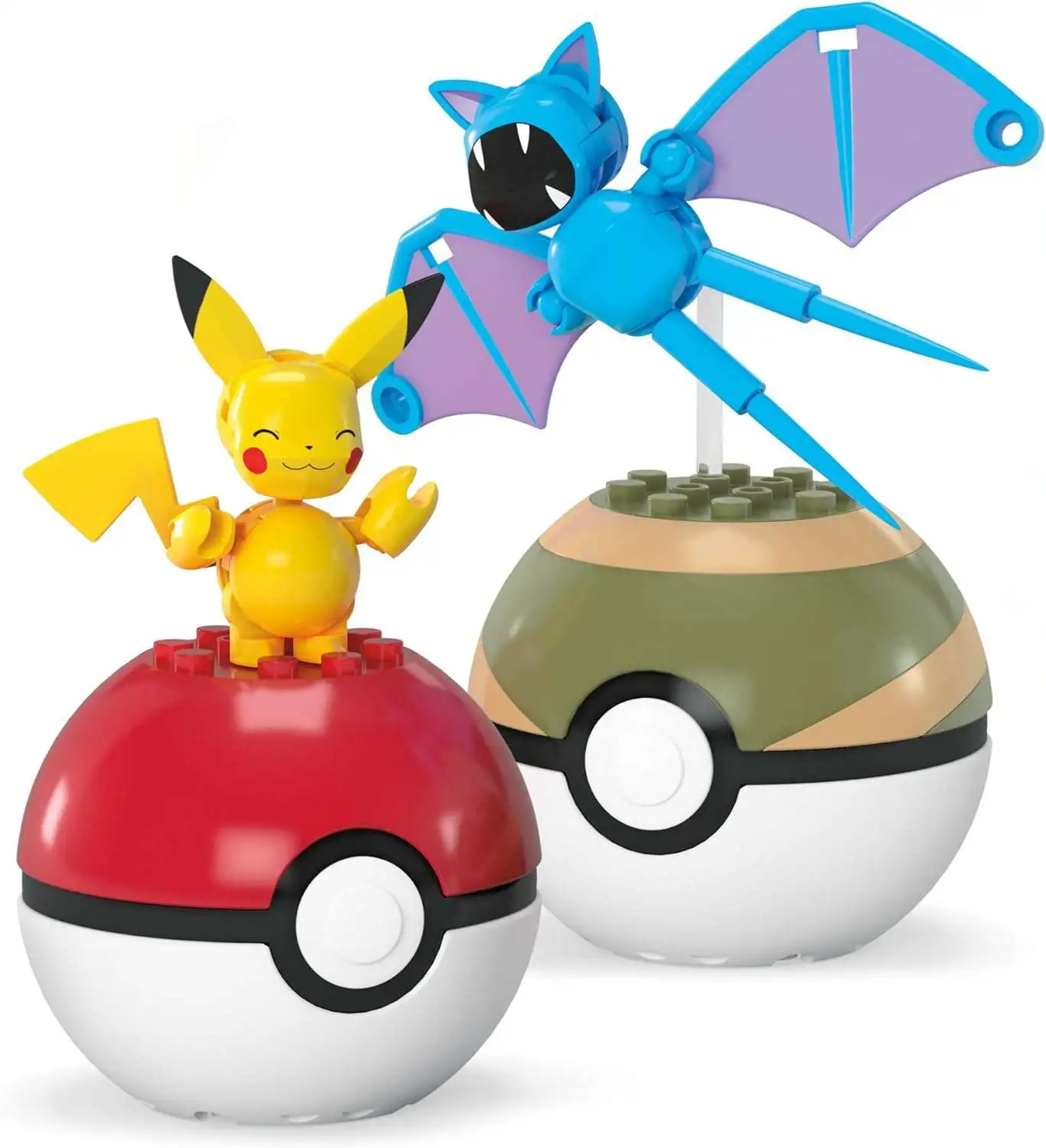 Pokemon Pikachu Zubat 2-Pack Set Mega Construx - ToyWiz