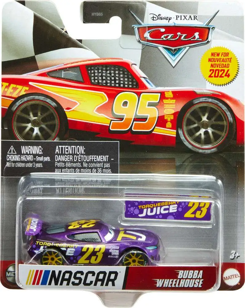 Disney Pixar Cars Cars 3 NASCAR Bubba Wheelhouse 155 Diecast Car 2024 ...