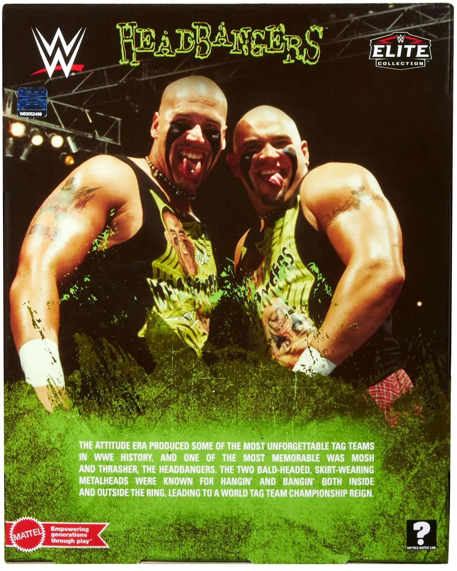 WWE Wrestling Elite Collection Headbangers Mosh Thrasher 7 Action ...