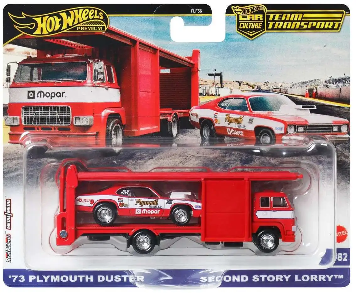 Hot Wheels Car Culture Team Transport 73 Plymouth Duster Second Story ...