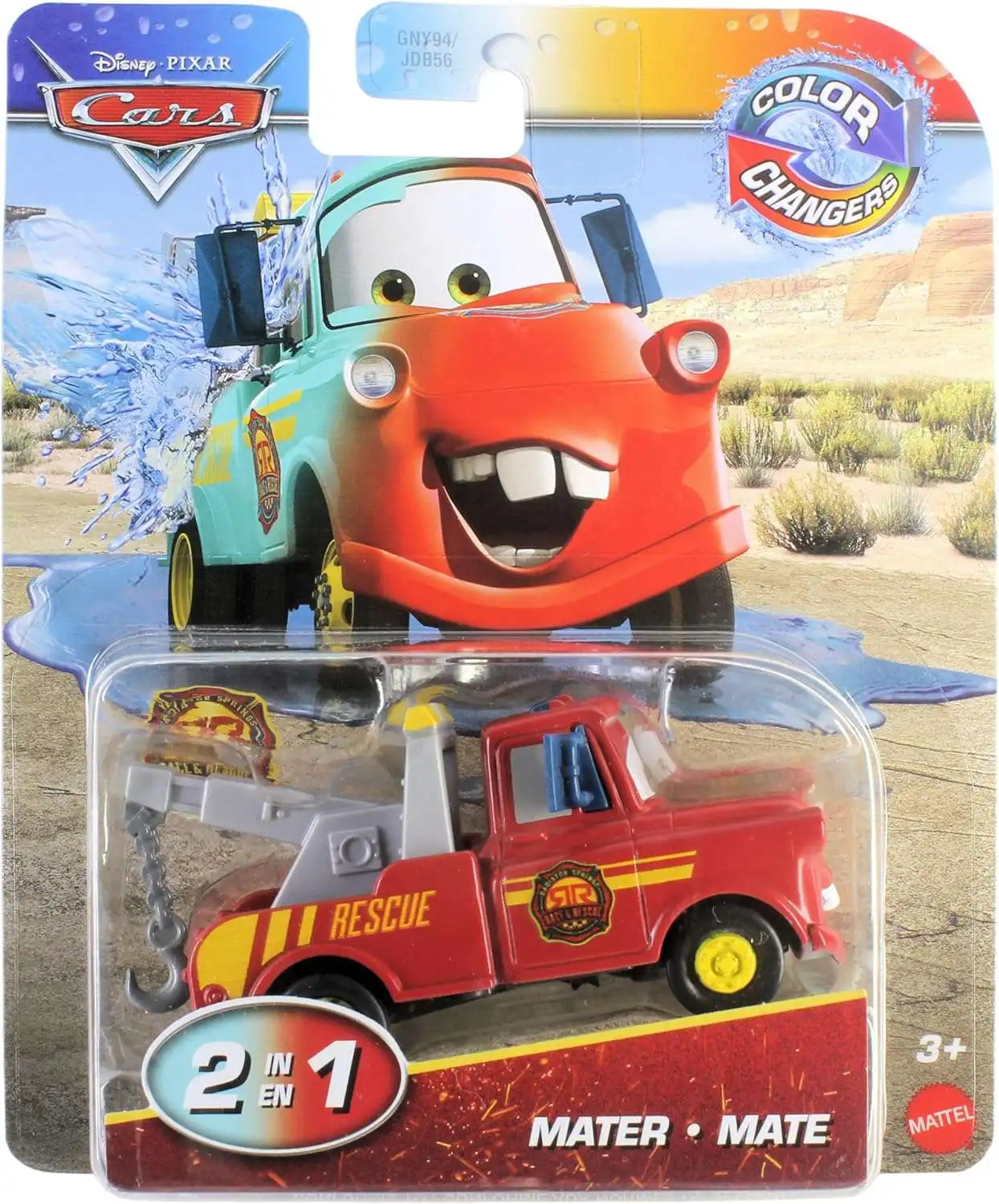 Disney Pixar Cars Cars 3 Color Changers Mater 155 Diecast Car 2025 ...