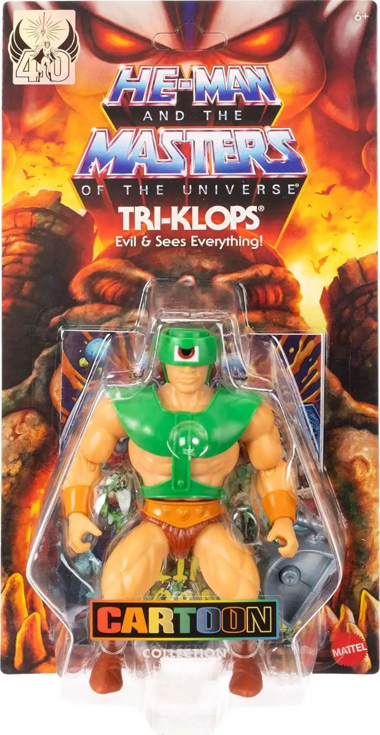 Masters of the Universe Cartoon Collection Origins Tri-Klops 5.5 Action ...
