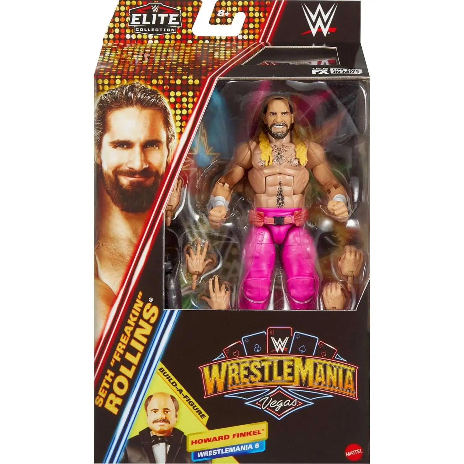 WWE Wrestling Elite Collection WrestleMania Vegas Seth Freakin Rollins ...