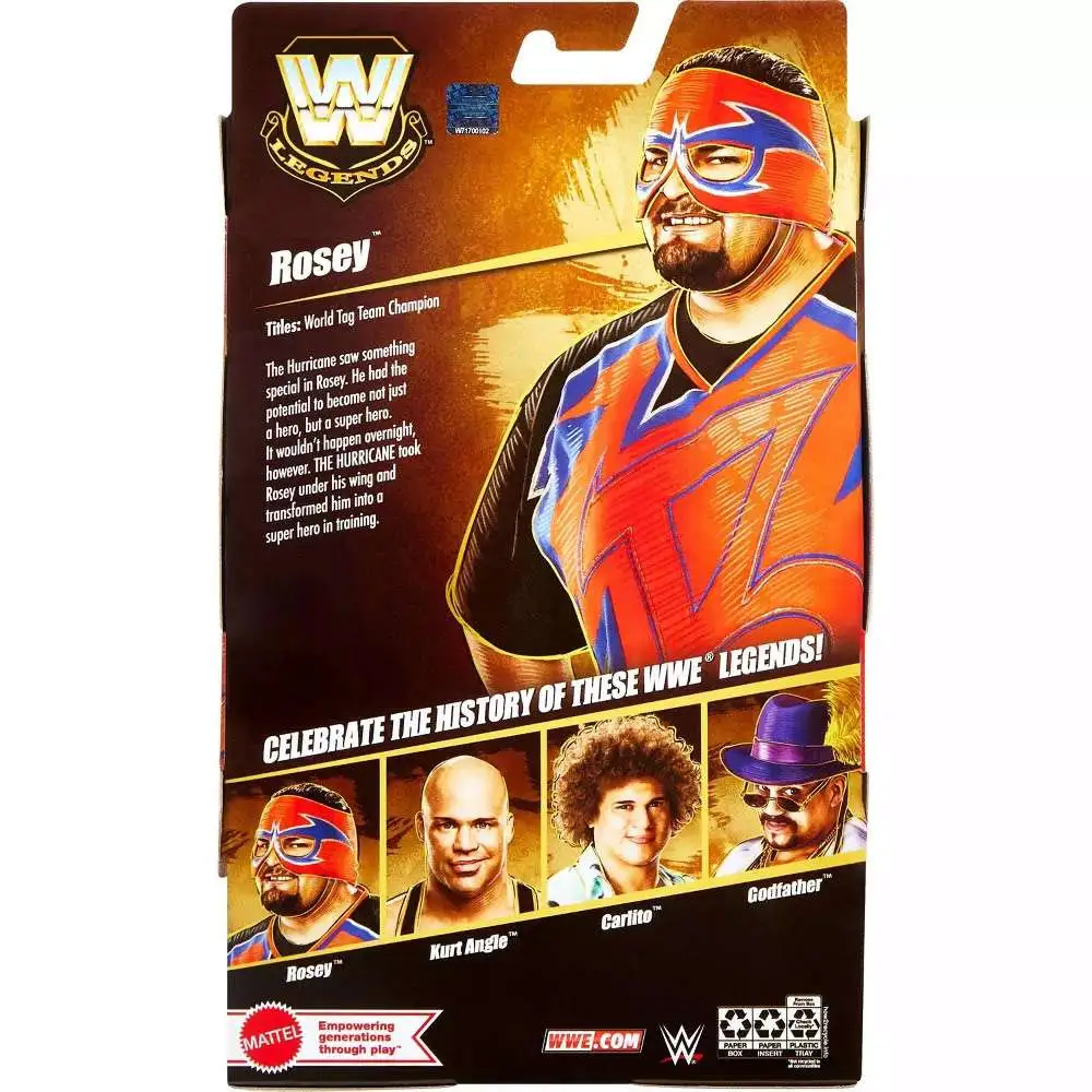 WWE Wrestling Elite Collection Legends Series 26 Rosey Exclusive Action Figure Chase Mattel Toys ...
