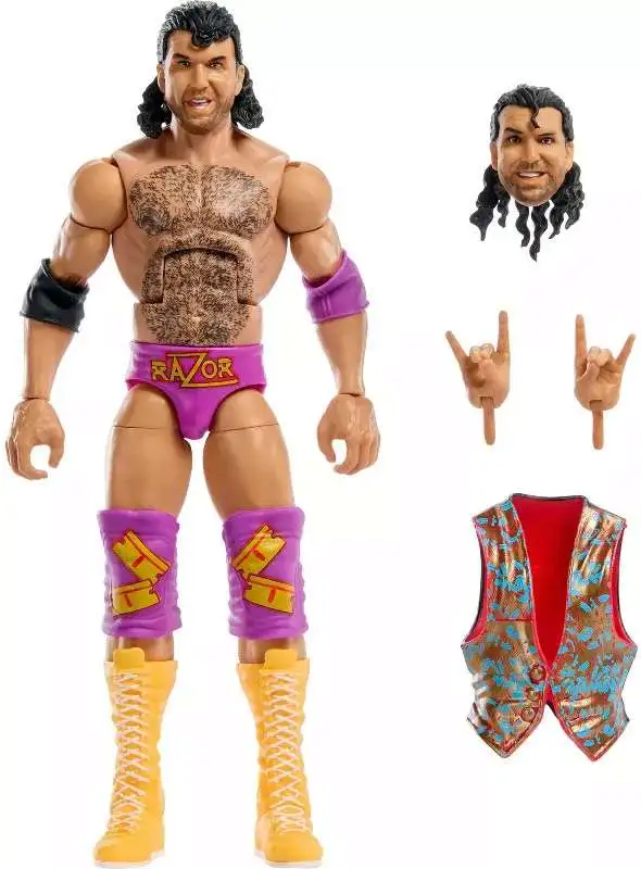 WWE Wrestling Elite Collection Legends Series 28 Razor Ramon Exclusive ...