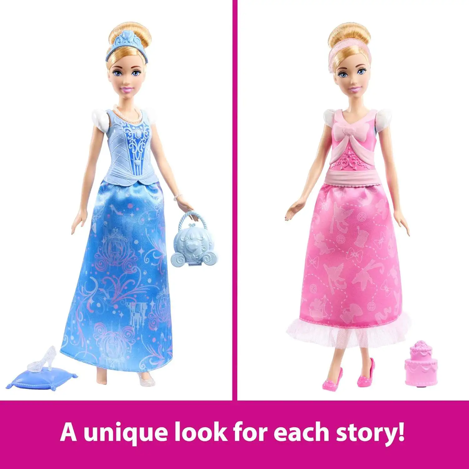 Disney Princess 2-in-1 Stories Cinderella 11 Doll Mattel - ToyWiz