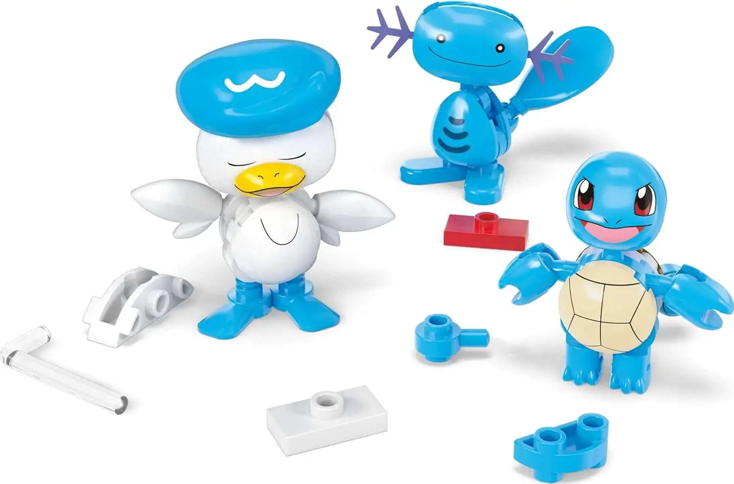 Pokemon Water-Type Trainer Team 4-Pack Set Wooper, Magikarp, Quaxly ...