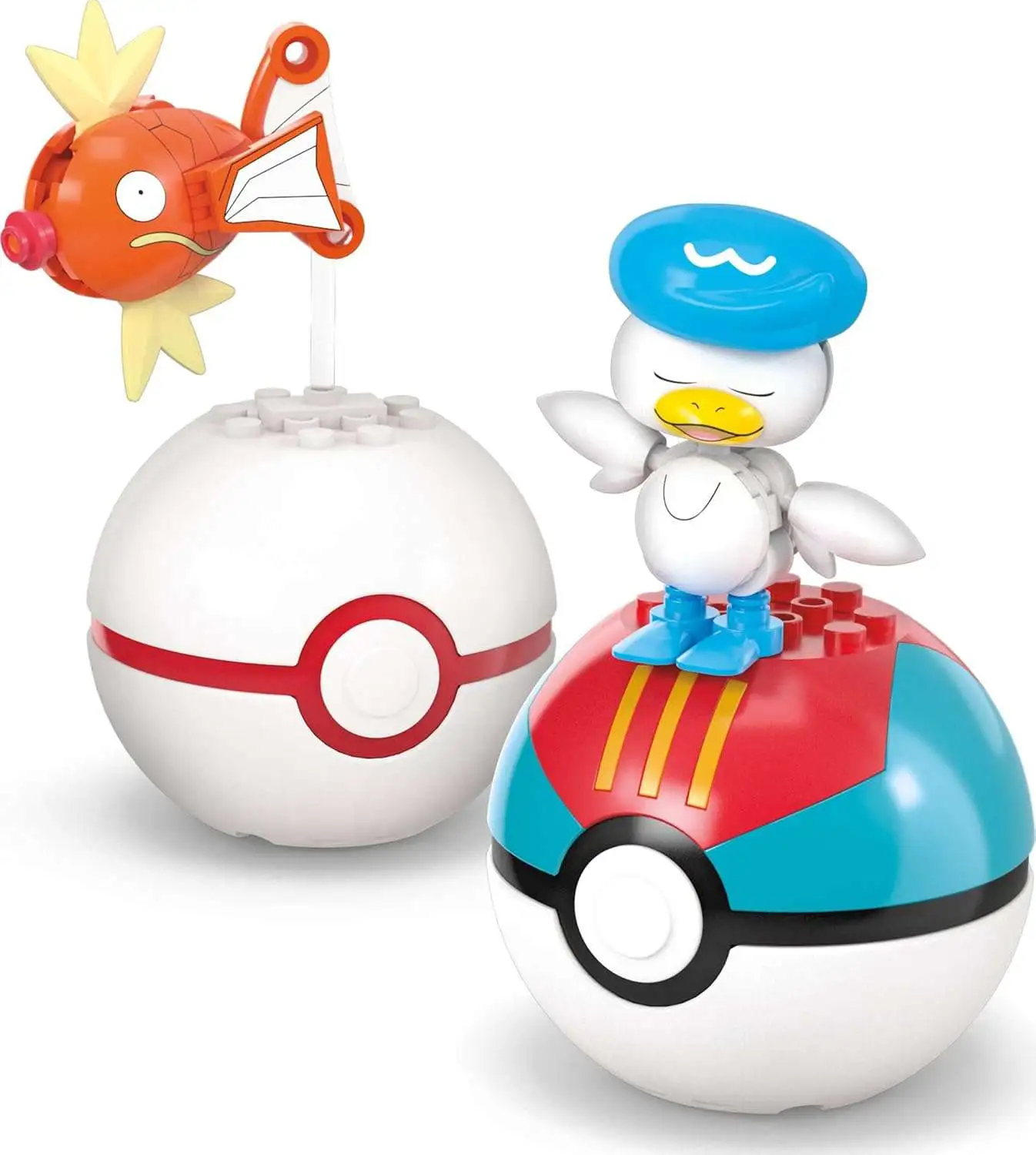 Pokemon Water-Type Trainer Team 4-Pack Set Wooper, Magikarp, Quaxly ...