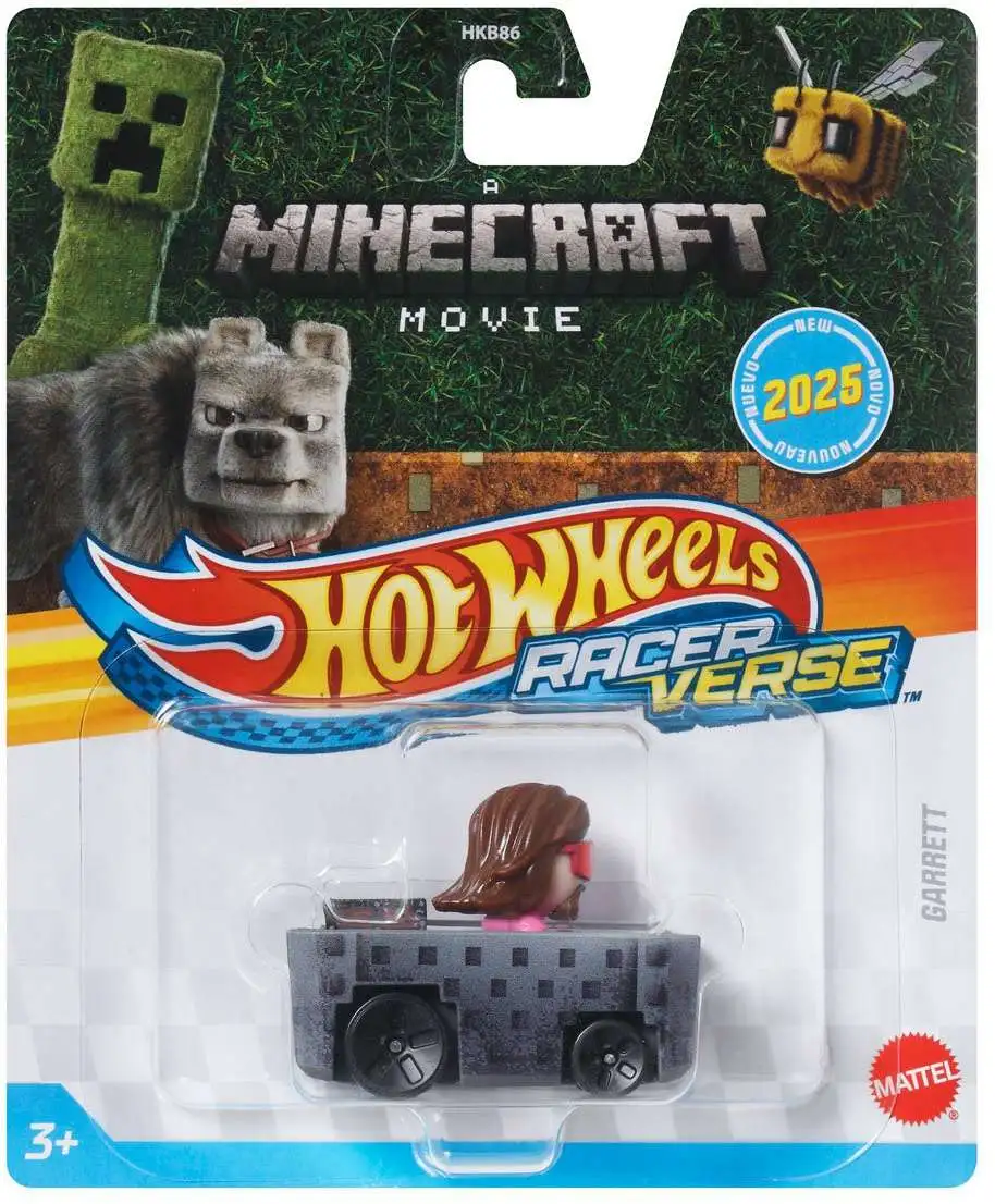 Hot Wheels Racerverse Minecraft Movie Garrett Diecast Car Mattel Toys ...