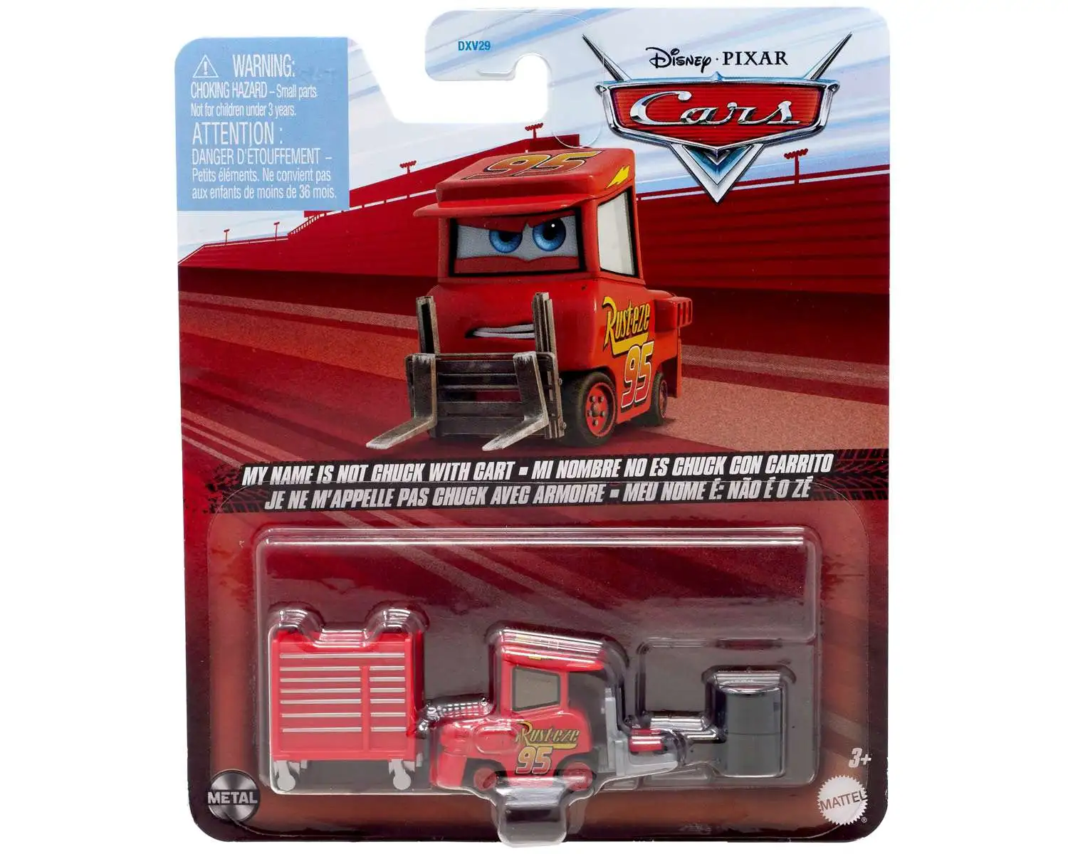 Disney Pixar Cars Metal My Name is Not Chuck with Cart 155 Diecast Car ...