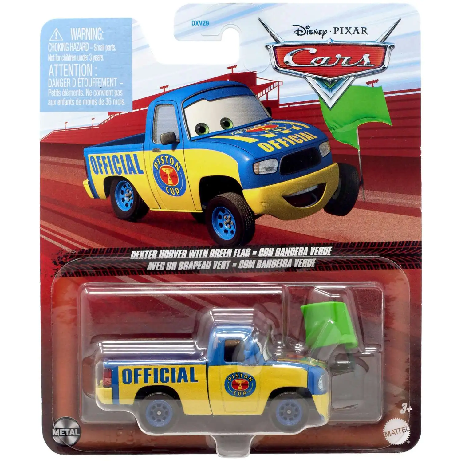 Disney Pixar Cars Metal Dexter Hoover with Green Flag 155 Diecast Car ...
