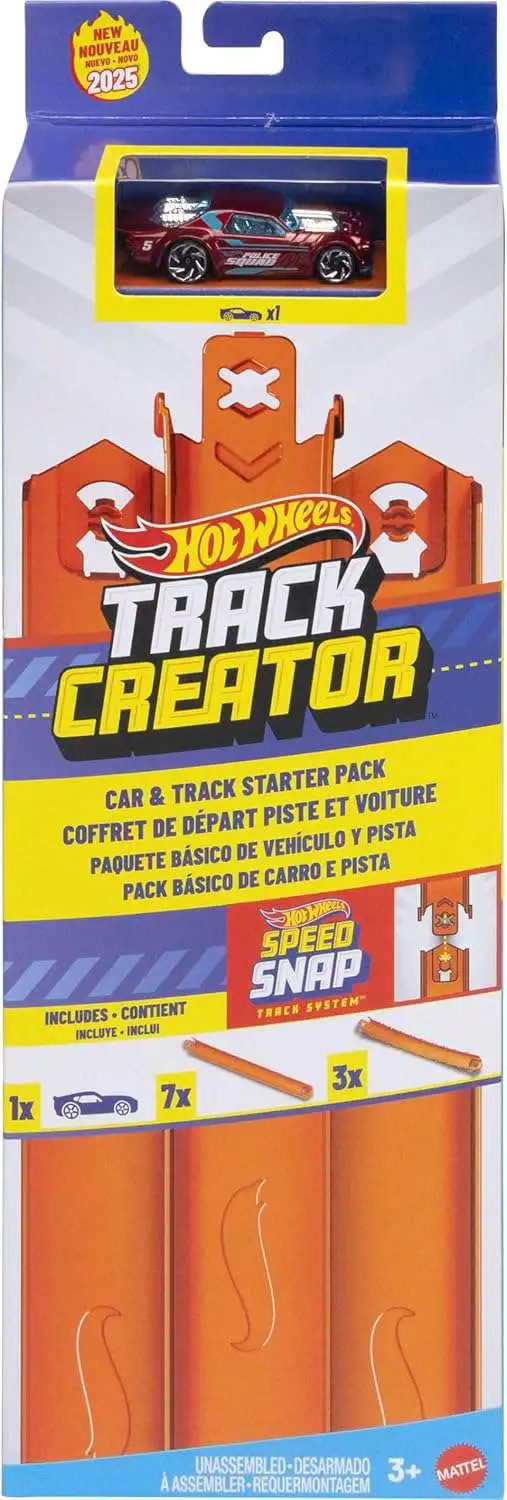 Hot Wheels Speed Snap Track Creator Car Track 164 Starter Pack Mattel ...