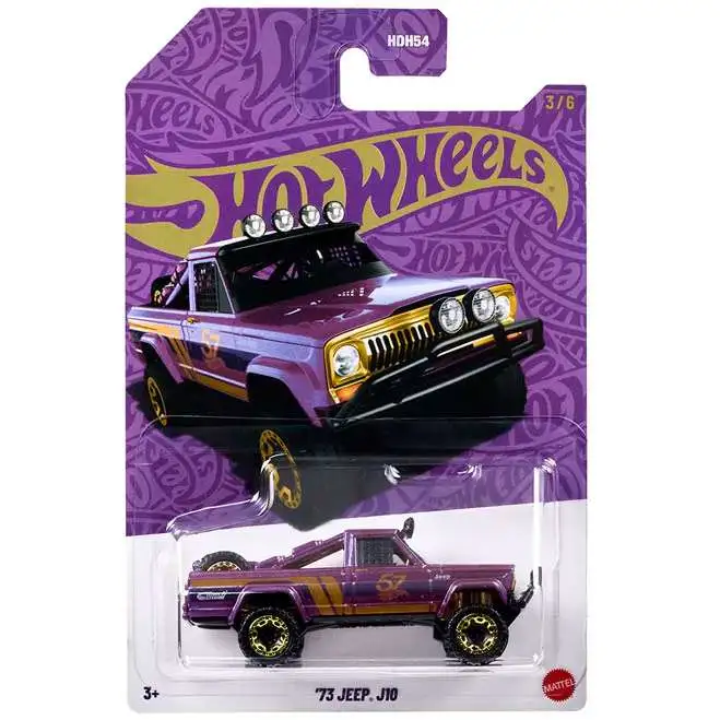 Hot Wheels 2025 Pearl Chrome 73 Jeep J10 164 Diecast Car 36 Mattel Toys - ToyWiz