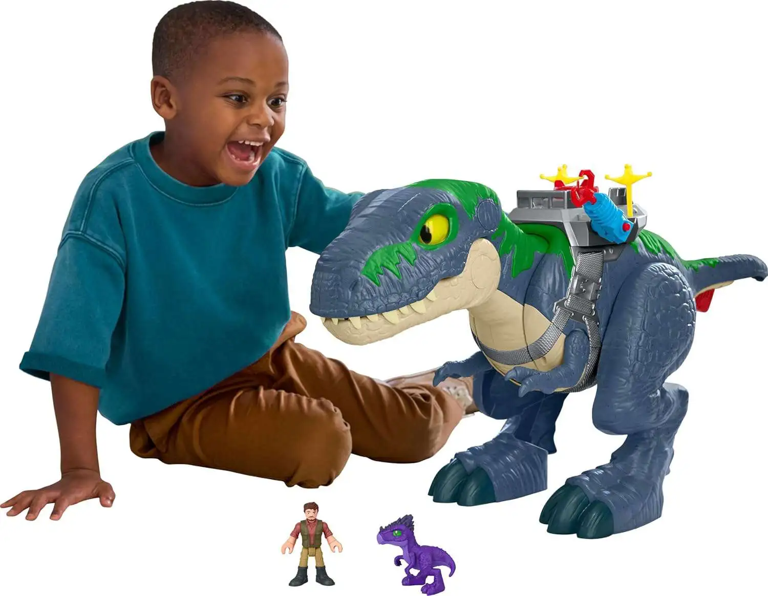 Fisher Price Jurassic World Rebirth Imaginext Ultimate Action Chomp T ...