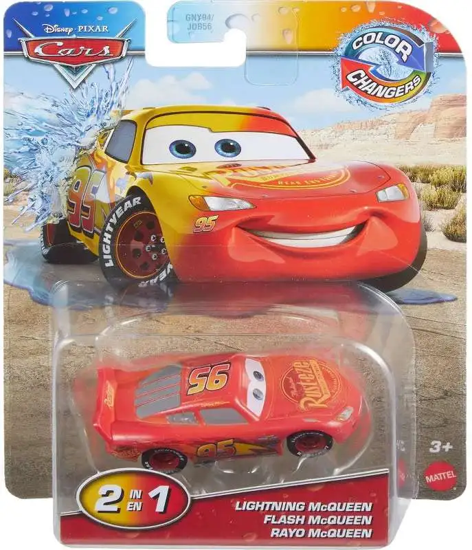 Disney Pixar Cars Cars 3 Color Changers Lightning McQueen 155 Diecast ...