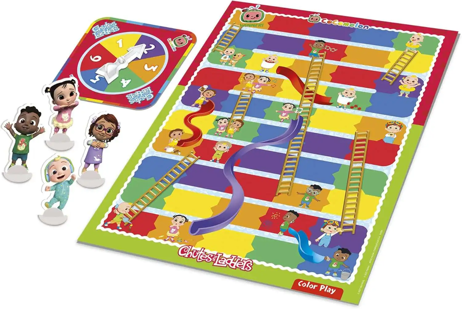 CoComelon Chutes Ladders Board Game Hasbro Games - ToyWiz
