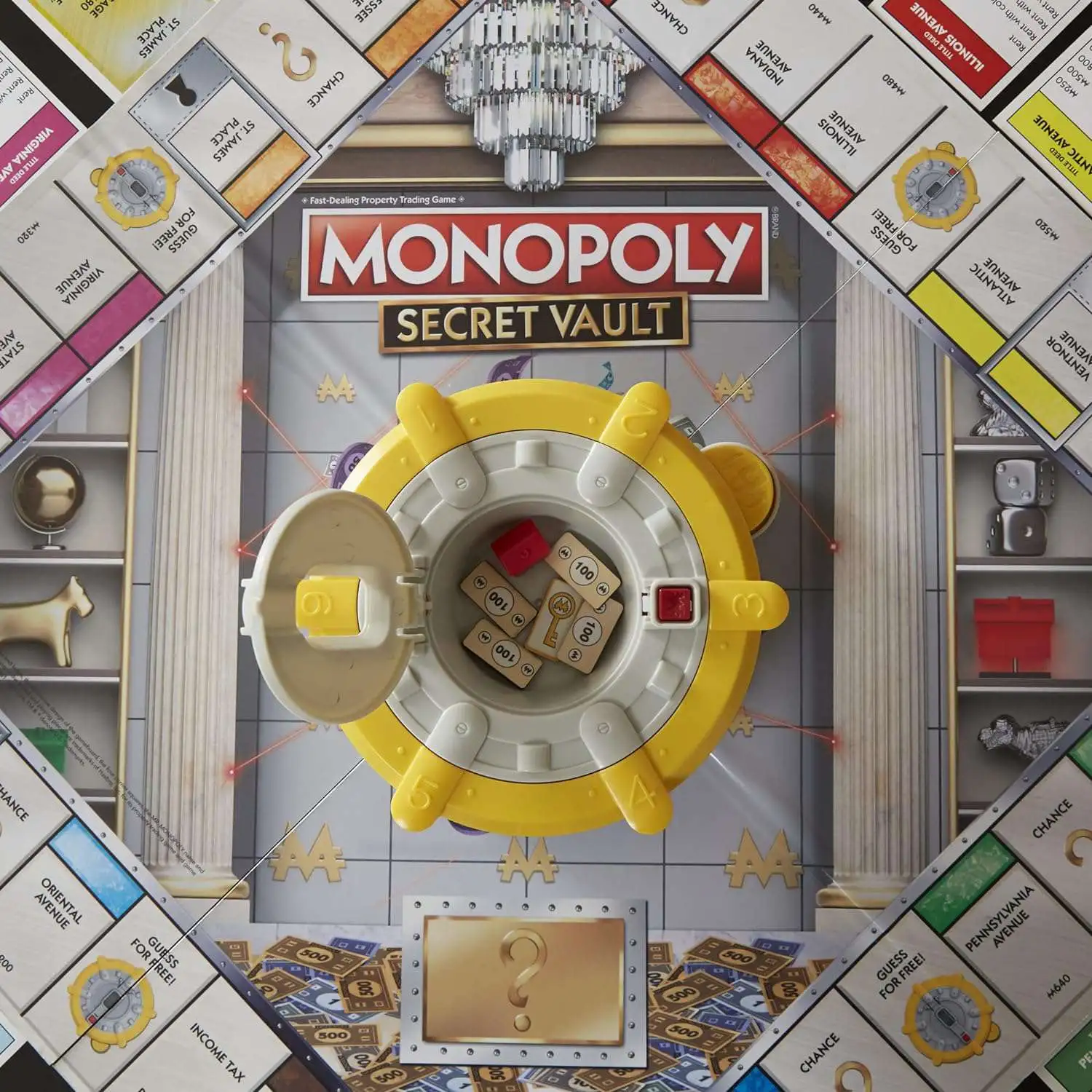 Monopoly Secret Vault Board Game Hasbro Games - ToyWiz