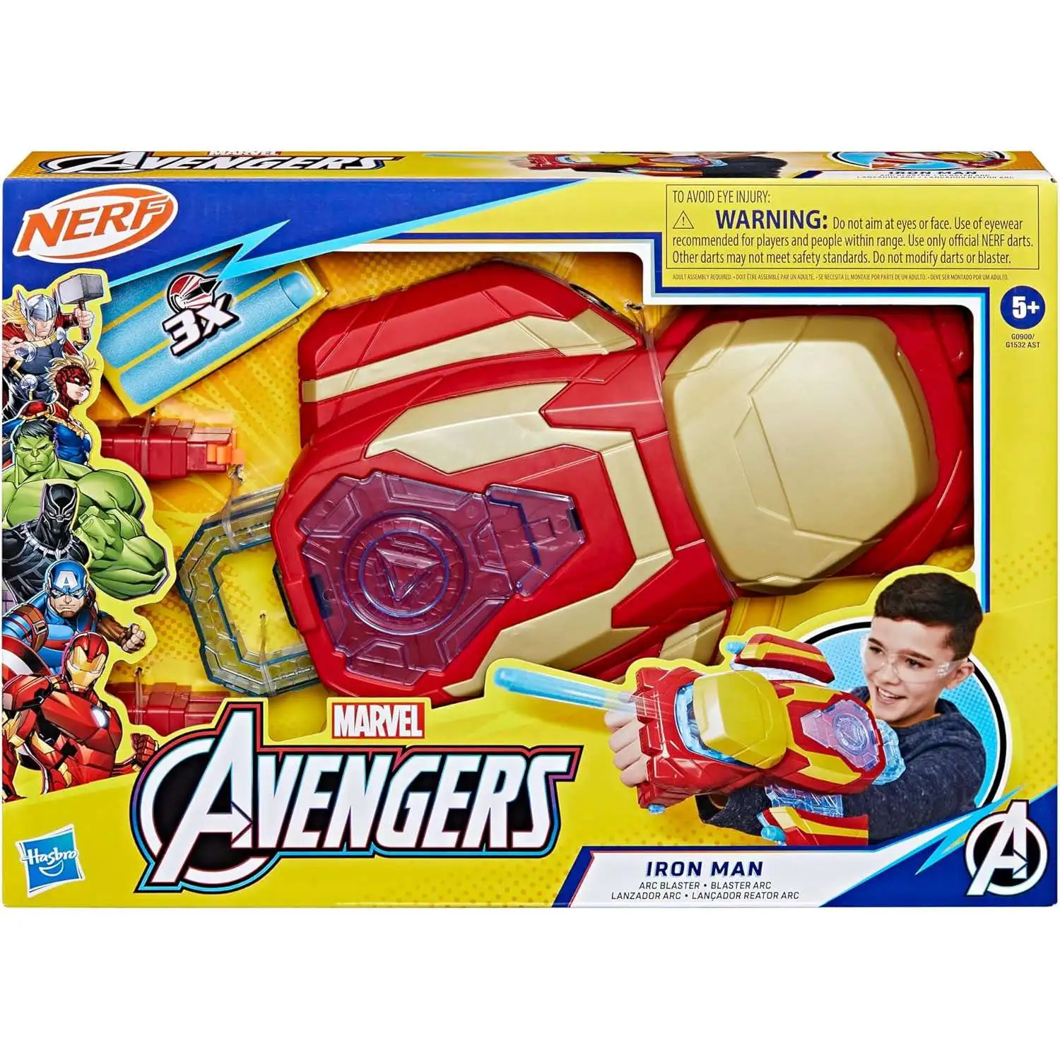 Marvel Avengers Nerf Iron Man Arc Blaster Blaster Hasbro - ToyWiz