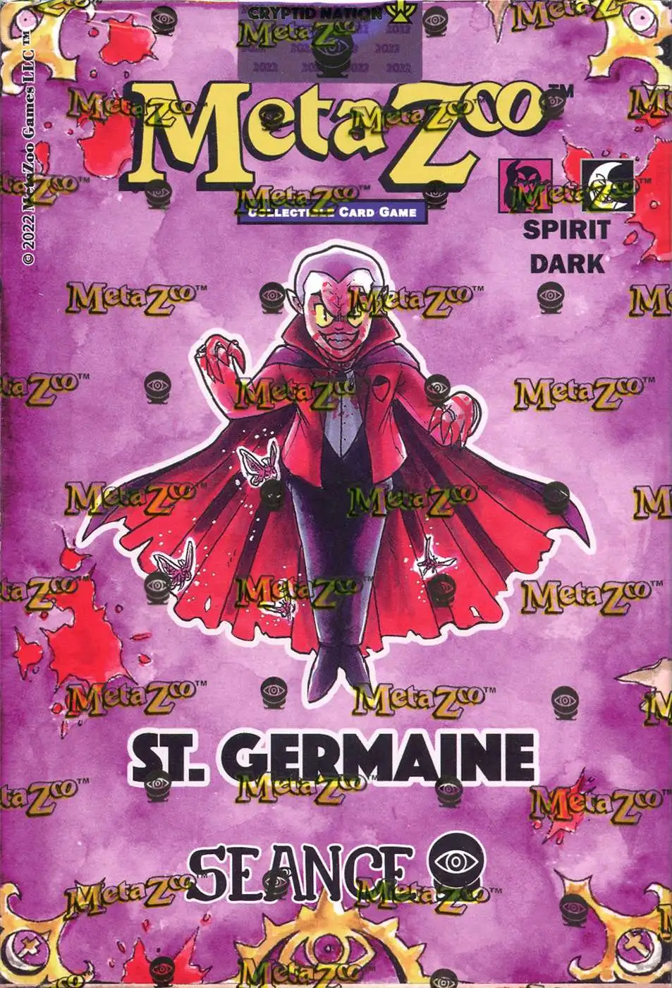 MetaZoo Trading Card Game Cryptid Nation Seance St. Germaine Theme ...