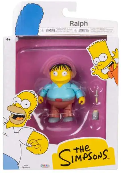 The Simpsons Wave 6 Ralph with Jar of Paste 5 Action Figure Jakks ...