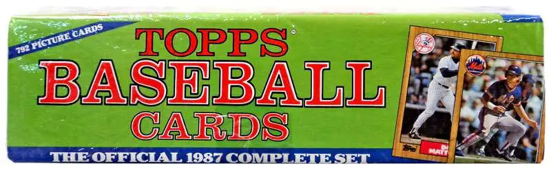 MLB Topps 1987 Topps Baseball Trading Card Factory Set - ToyWiz