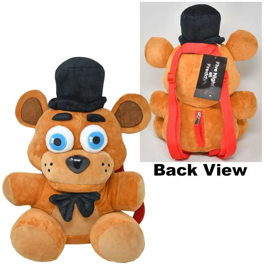 Five Nights at Freddys Freddy 17 Plush Mini Backpack Red Straps ...