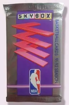 NBA 1991-1992 NBA Skybox Trading Card HOBBY Pack - ToyWiz