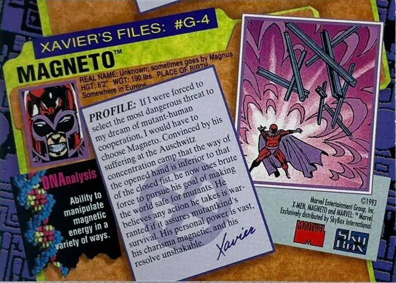 Marvel X-Men Series 2 1993 Single Card Sentinels G-7 30 Years Gold ...