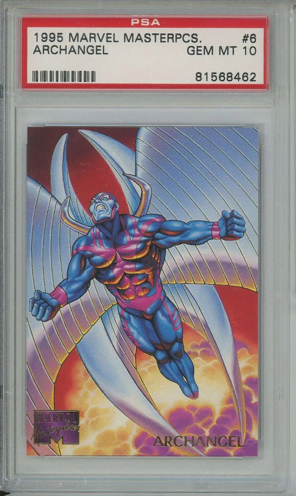 Marvel Marvel Masterpieces Archangel Graded Card 6 PSA Gem Mint 10 PSA 10 Fleer Corp - ToyWiz