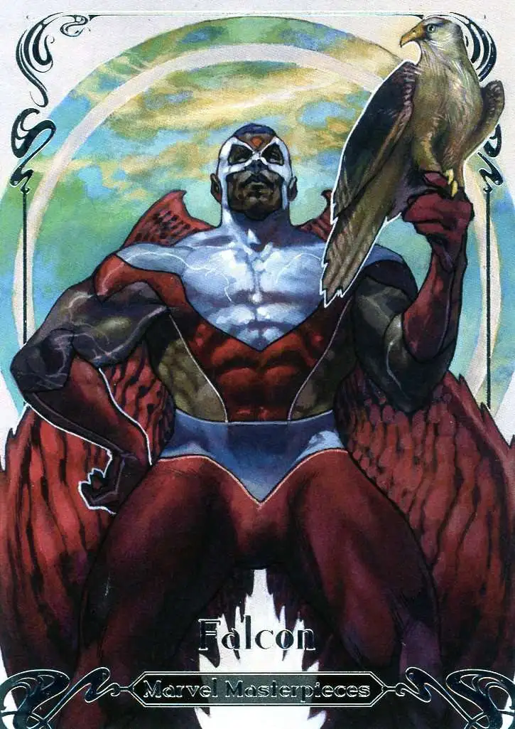 Marvel 2018 Marvel Masterpieces Single Card 9171499 Falcon 53 - ToyWiz