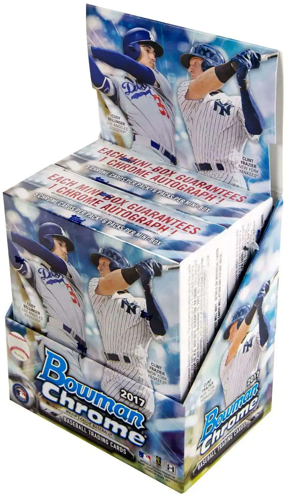 MLB Bowman 2017 Chrome Baseball Trading Card Master Box 2 Mini-Boxes ...