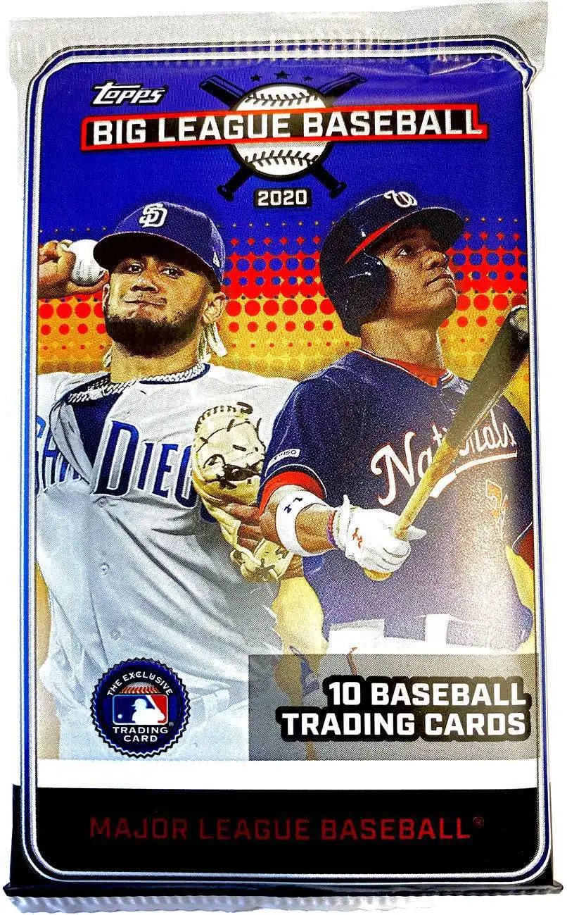 MLB Topps 2020 Big League Baseball Trading Card RETAIL Pack 10 Cards ...