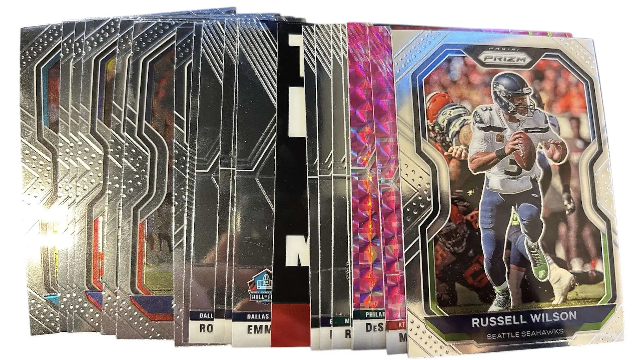 NFL Panini Lot of 25 Single Cards With TWO inserts - ToyWiz