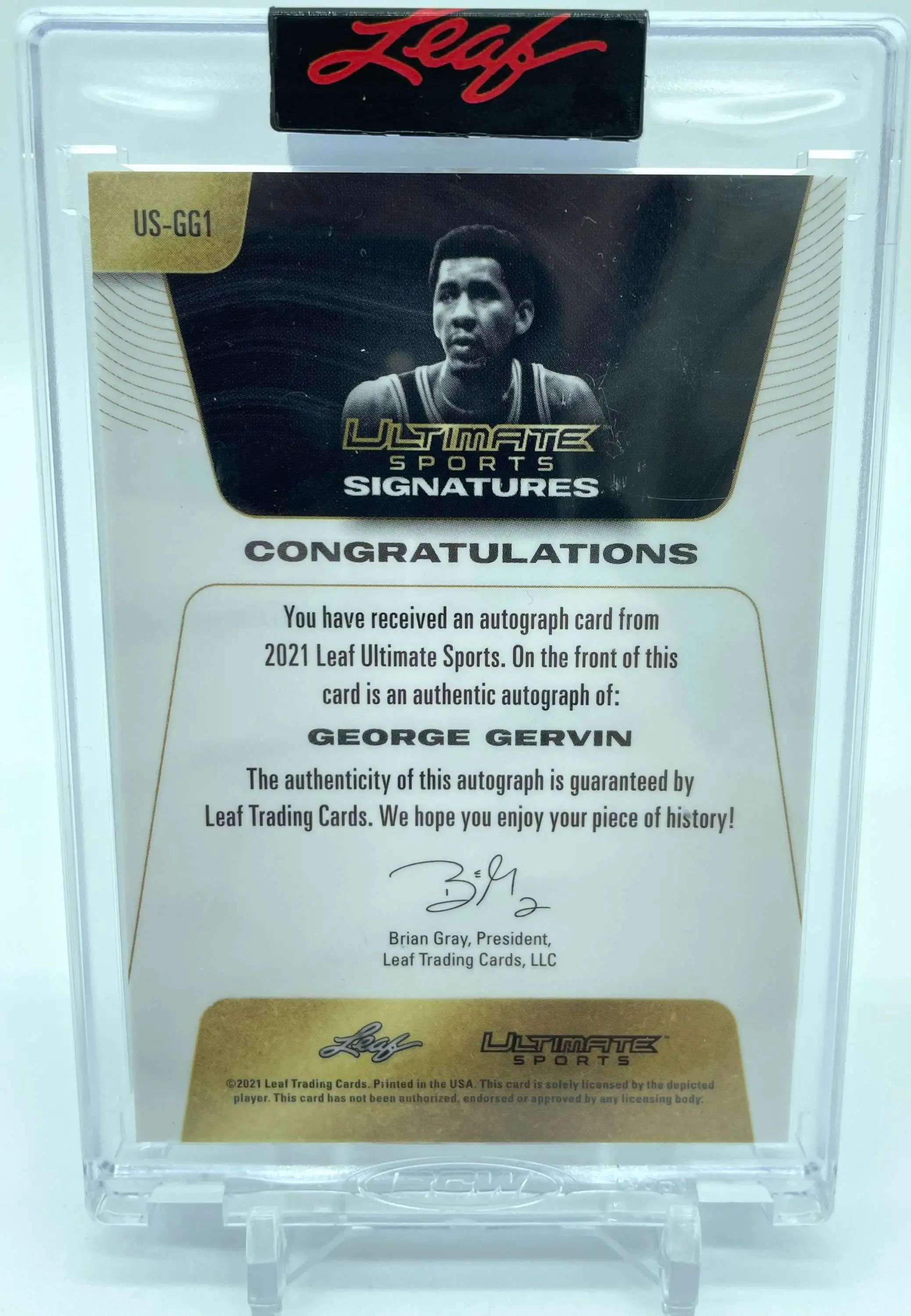 Leaf 2021 Ultimate Sports Single Card 1125 George The Iceman Gervin US ...