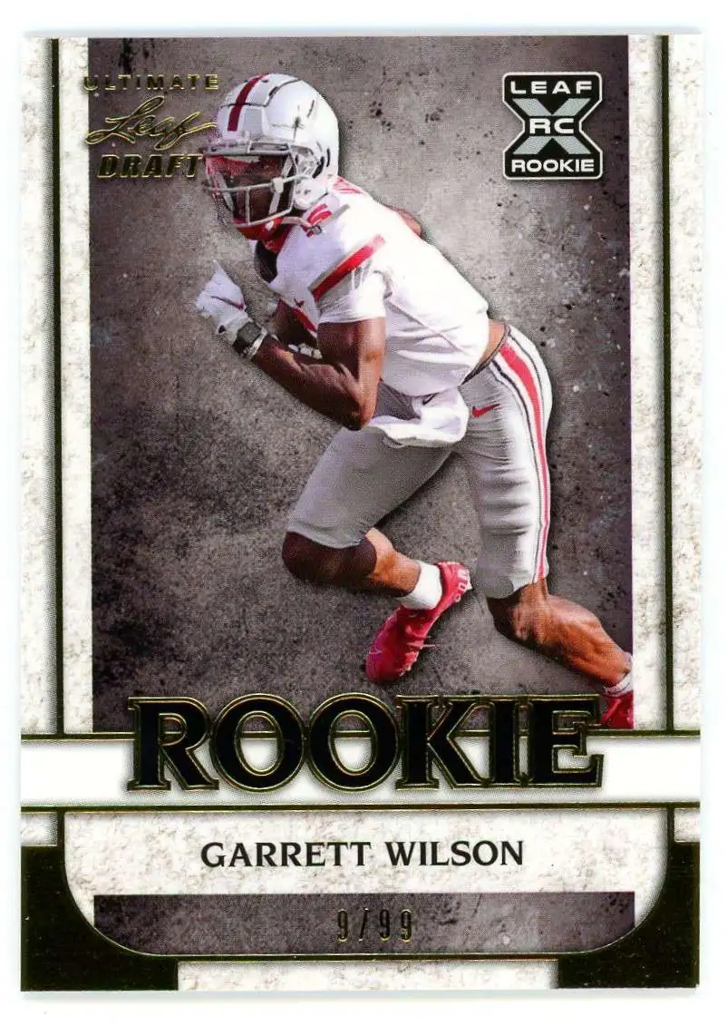 Nfl Leaf 2022 Ultimate Draft Football Single Card 99 Garrett Wilson 12