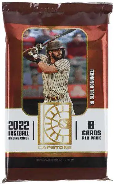 MLB Panini 2022 Capstone Baseball Trading Card HOBBY Pack 8 Cards - ToyWiz