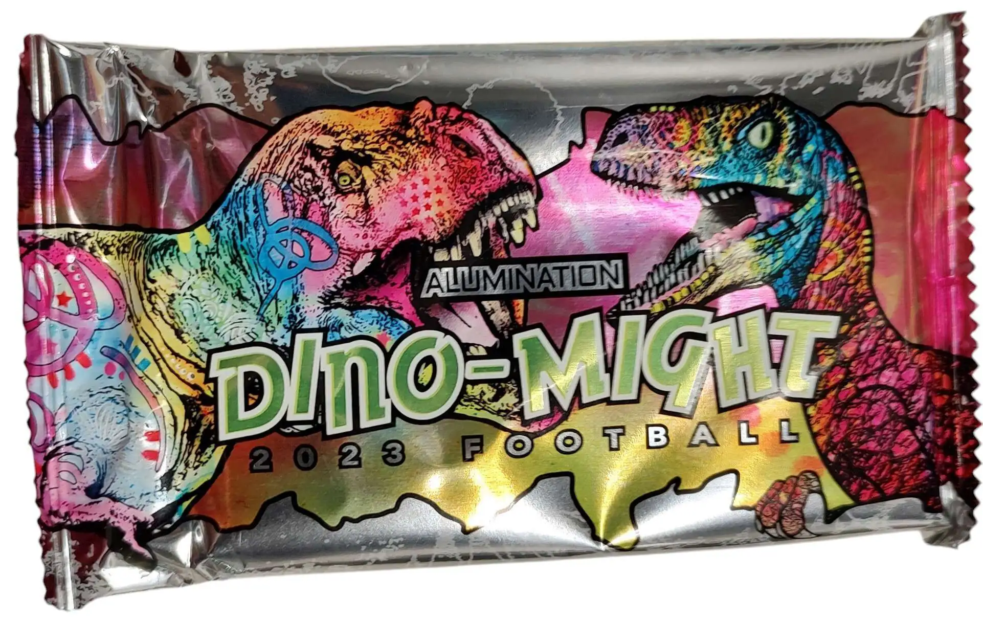 NFL 2023 Dino-Might Football Trading Card HOBBY Pack 1 Card per Pack Wild Card - ToyWiz