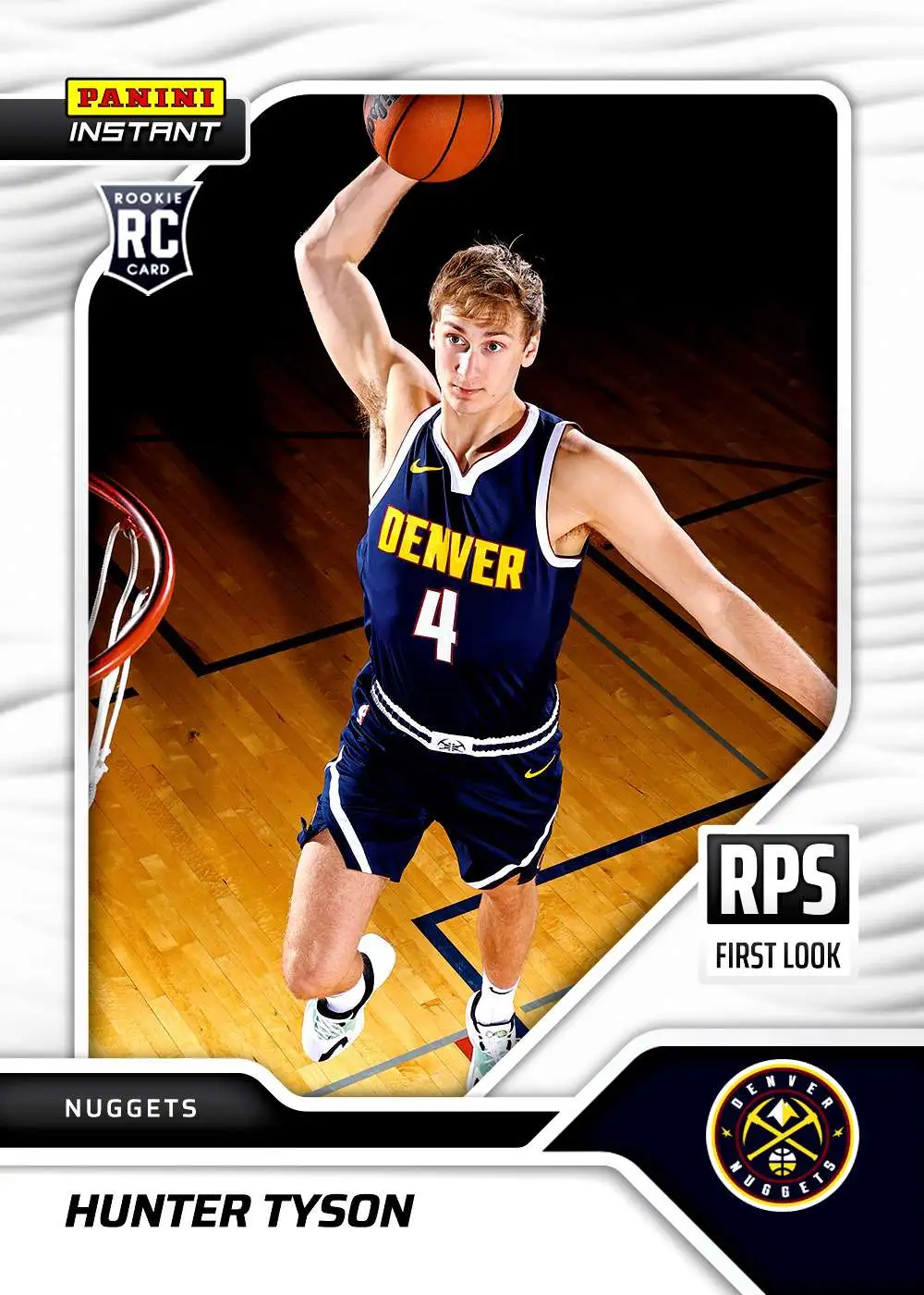 NBA 2023-24 Instant RPS First Look Basketball Single Card Hunter Tyson ...