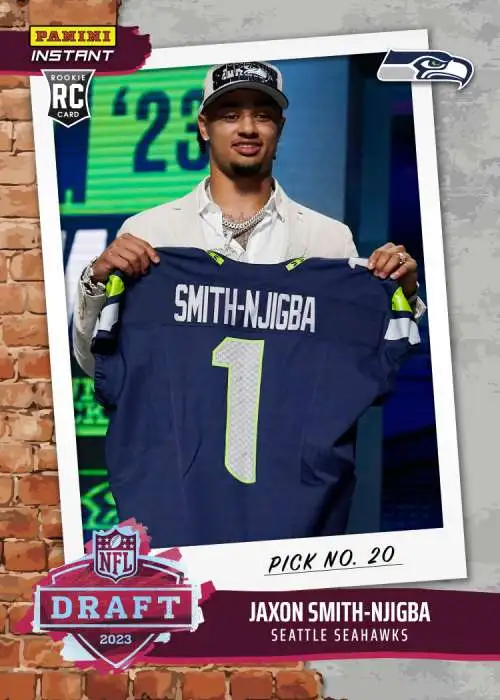 Nfl Seattle Seahawks 2023 Instant Draft Night Football Single Card