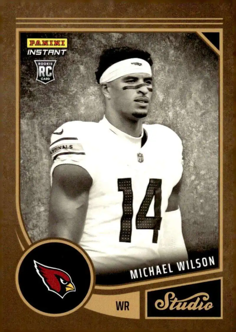 NFL 2023 Instant Studio Football Single Card Michael Wilson 28 Rookie - ToyWiz