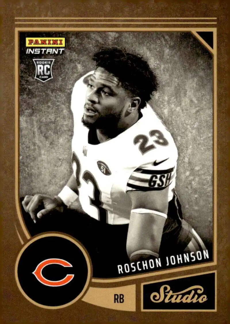 NFL 2023 Instant Studio Football Single Card Roschon Johnson 17 Rookie ...