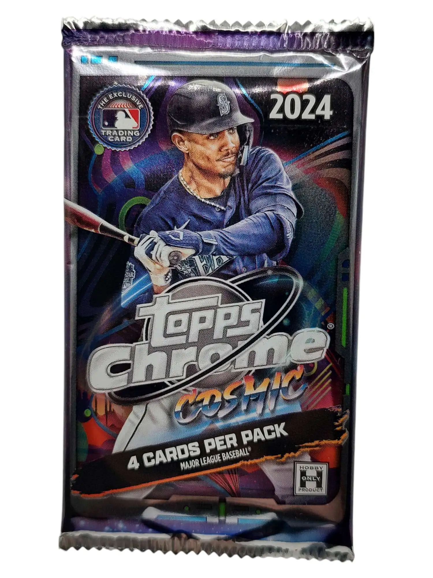 MLB Topps 2024 Cosmic Chrome Baseball Tradkng Card HOBBY Pack 4 Cards ...