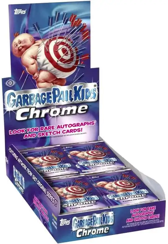 24 Pack GPK Cards 2023 Topps Chrome Hobby Box - 24 Packs Of Chrome GPK ...